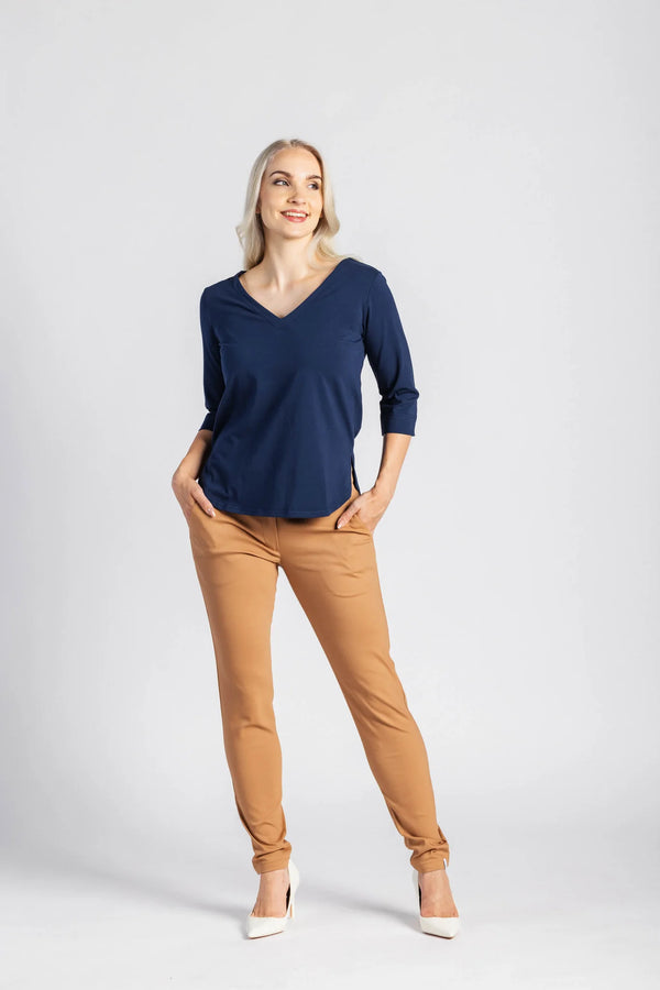 Vera Blouse - Dark Cobalt - PUF